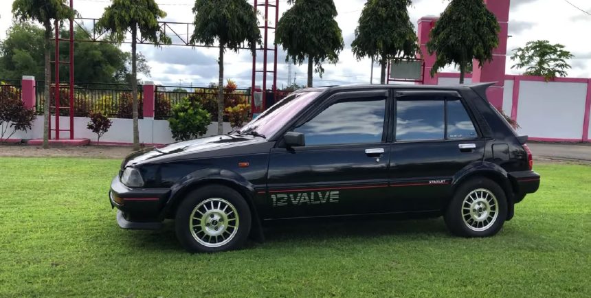 Modifikasi Mobil Toyota Starlet Kotak EP 71 1989 SE Black Street 1300CC ...